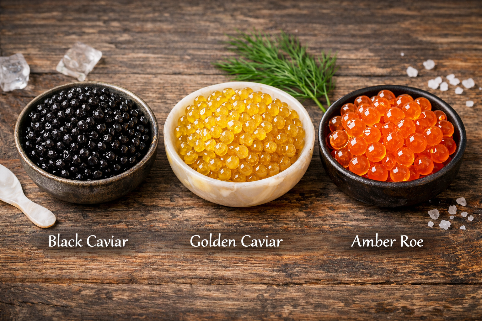 Caviar Colors Explained: What Black, Golden, and Amber Roe Mean ...