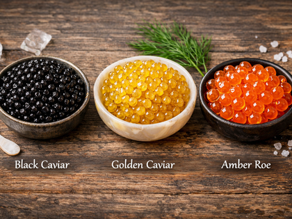 Caviar Colors Explained: What Black, Golden, and Amber Roe Mean ...