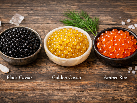 Caviar Colors Explained: What Black, Golden, and Amber Roe Mean ...