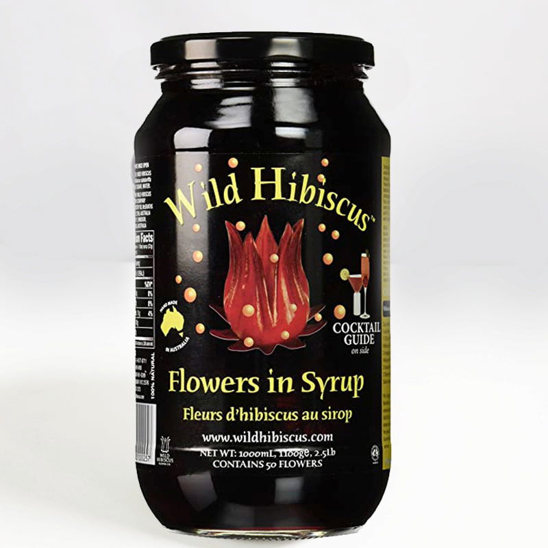 Wild Hibiscus Flowers In Syrup 2.5 Lb. Jar – Caviar Lover